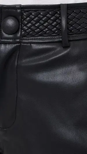 L'Agence Virelle Braided Shorts