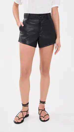 L'Agence Virelle Braided Shorts