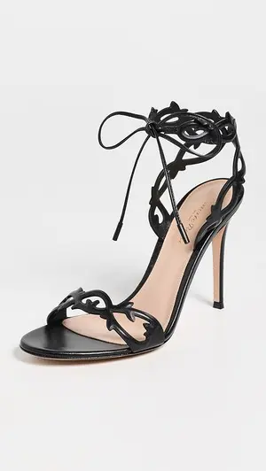 GIANVITO ROSSI Eden Stiletto Sandals - Black