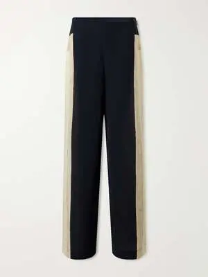 SIR. Sona Silk Crepe De Chine Wide-leg Pants