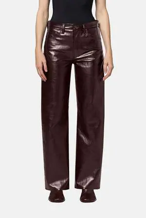 AGOLDE Recycled Leather Arc Jeans