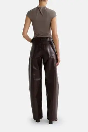 AGOLDE Recycled Leather Arc Jeans