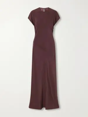 SIR. Noria Silk Maxi Dress - Purple