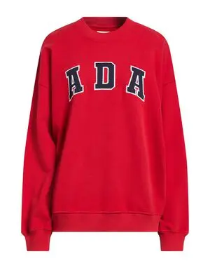 ADANOLA Organic Cotton Sweatshirt With Embroidered Logo
