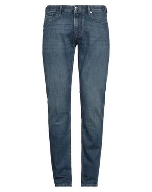 Emporio Armani Cotton Elastane Jeans - Blue