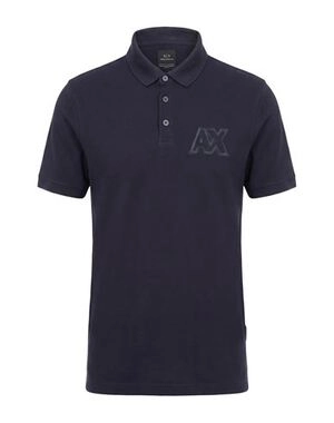 Armani Exchange Color Blocked Polos For Men