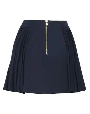 Balmain Virgin Wool Pleated Mini Skirt