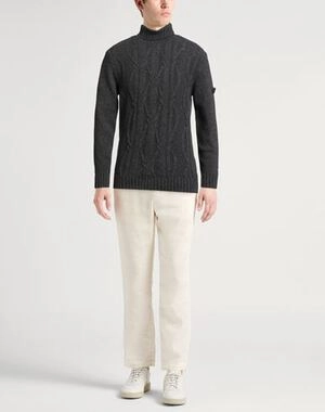 Peuterey Turtleneck Charcoal Size Wool, Polyamide