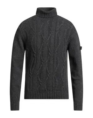 Peuterey Turtleneck Charcoal Size Wool, Polyamide