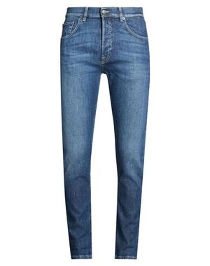 DONDUP Tapered Jeans In Organic Cotton With Recycled Elastane - Blue