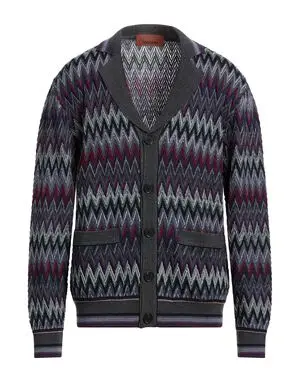 Missoni Wool Cardigan With Signature Print