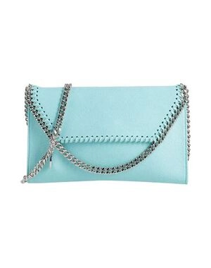 Stella McCartney Cross-body Bag Turquoise Polyester - Blue