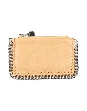 Stella McCartney Cardholder Textile Fibers - Sand