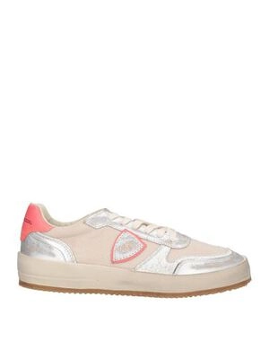 Philippe Model Sneakers Size Leather, Textile Fibers - Beige