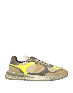 Philippe Model Sneakers Camel Size Leather, Textile Fibers - Beige