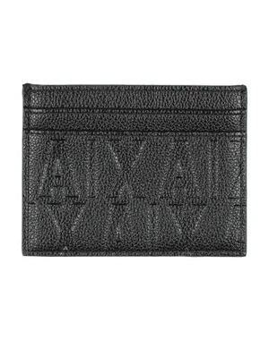 Armani Exchange Cardholder Polyester, Polyurethane - Black