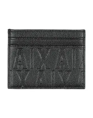 Armani Exchange Cardholder Polyester, Polyurethane