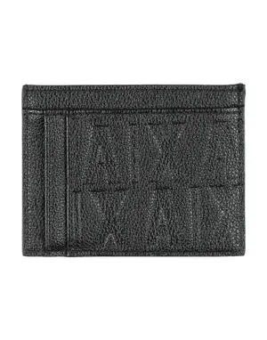 Armani Exchange Cardholder Polyester, Polyurethane