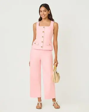 Lilly Pulitzer® High Rise Crop Pant - Pink
