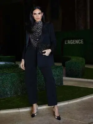 L'Agence Colby Barrel-leg Trouser
