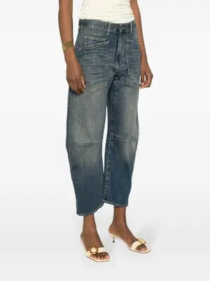 NILI LOTAN Belt-loop Jeans