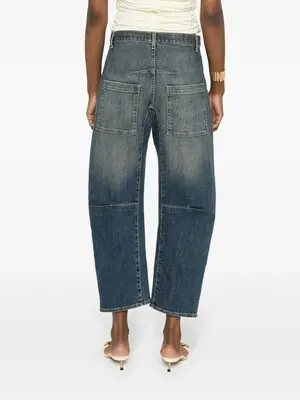 NILI LOTAN Belt-loop Jeans