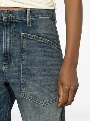 NILI LOTAN Belt-loop Jeans