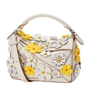 Loewe Floral Embellished Shoulder Bag