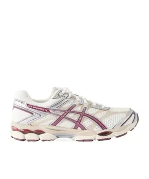 Asics Retro Breathable Mesh Running Sneakers - White