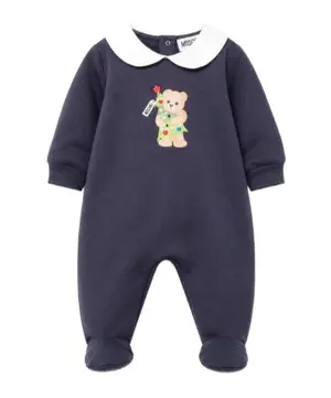 Moschino Long Sleeve Bodysuit With Peter Pan Collar