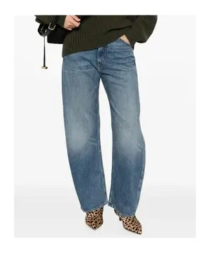 NILI LOTAN Belt-loop Jeans