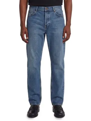 THE ROW Moe High-waist Straight-leg Jeans - Blue
