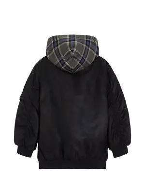 Dolce & Gabbana Twill Bomber Jacket With Logo
