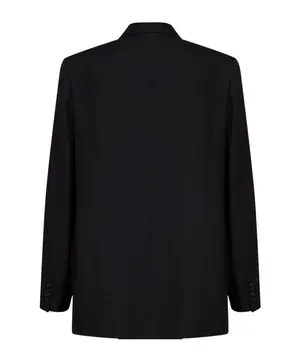 Dries Van Noten Wool Canvas Double-breasted Jacket