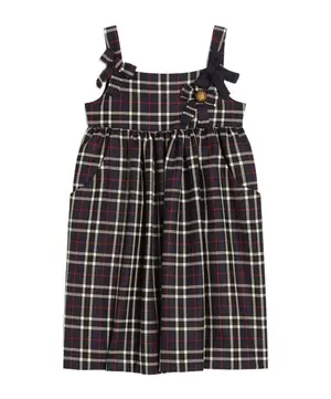 Dolce & Gabbana Virgin Wool Tartan Dress