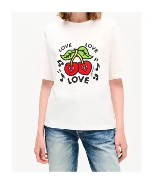 Kenzo Loves' Loose T-shirt In Cotton