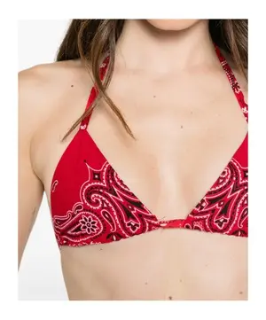 RE/DONE Paisley-print Top - Red