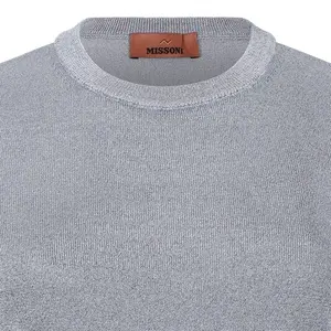 Missoni Round Neck Short Sleeve Knitted Top