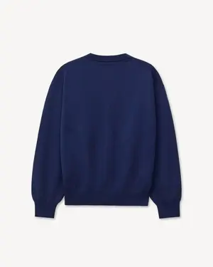 Kenzo Loves" Embroidered V-neck Cardigan In Wool Cotton