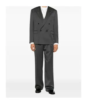 LARDINI Double-breasted Peak-lapel Blazer