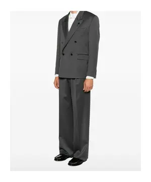LARDINI Double-breasted Peak-lapel Blazer