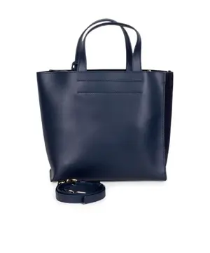 Furla Structured Suede Tote Bag - Black