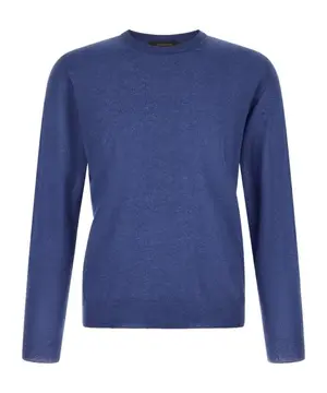 ZANONE Crew-neck Sweater - Light Blue