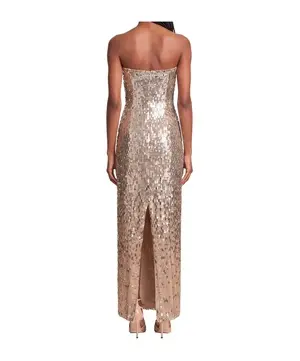 Jenny Packham Embellished Off-the-shoulder Maxi Dress