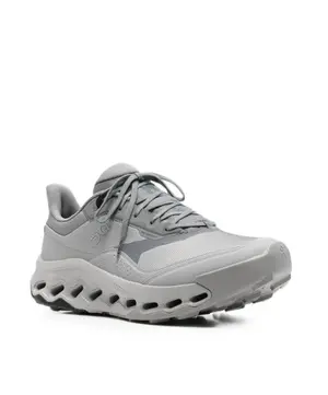 On Round Toe Lace-up Sneakers