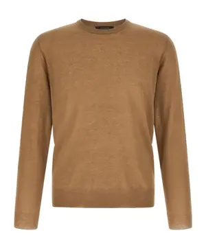 ZANONE Crew-neck Sweater - Brown