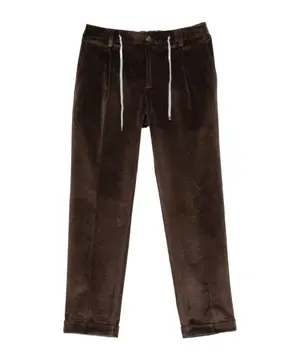 BARBA NAPOLI Drawstring Casual Pants - Moro
