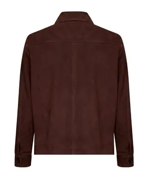 LARDINI Long-sleeved Leather Jacket