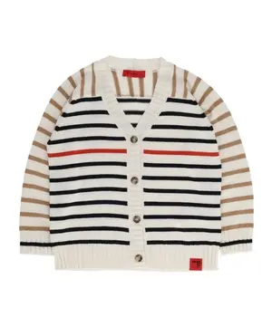 MAXCO. Max&co. Striped Long Sleeve Cardigan