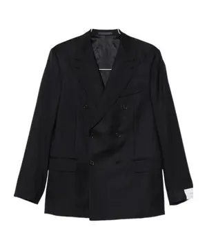 Caruso Norma Double-breasted Peak-lapel Suit